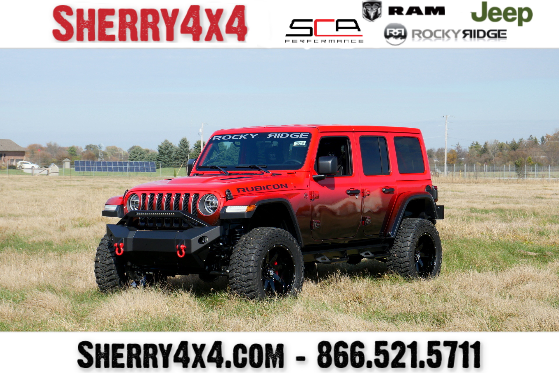 Red Customized Jeep Wranglers