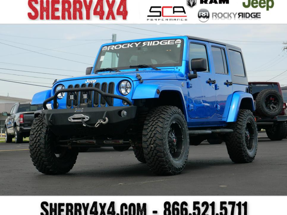 Blue Customized Jeep Wranglers