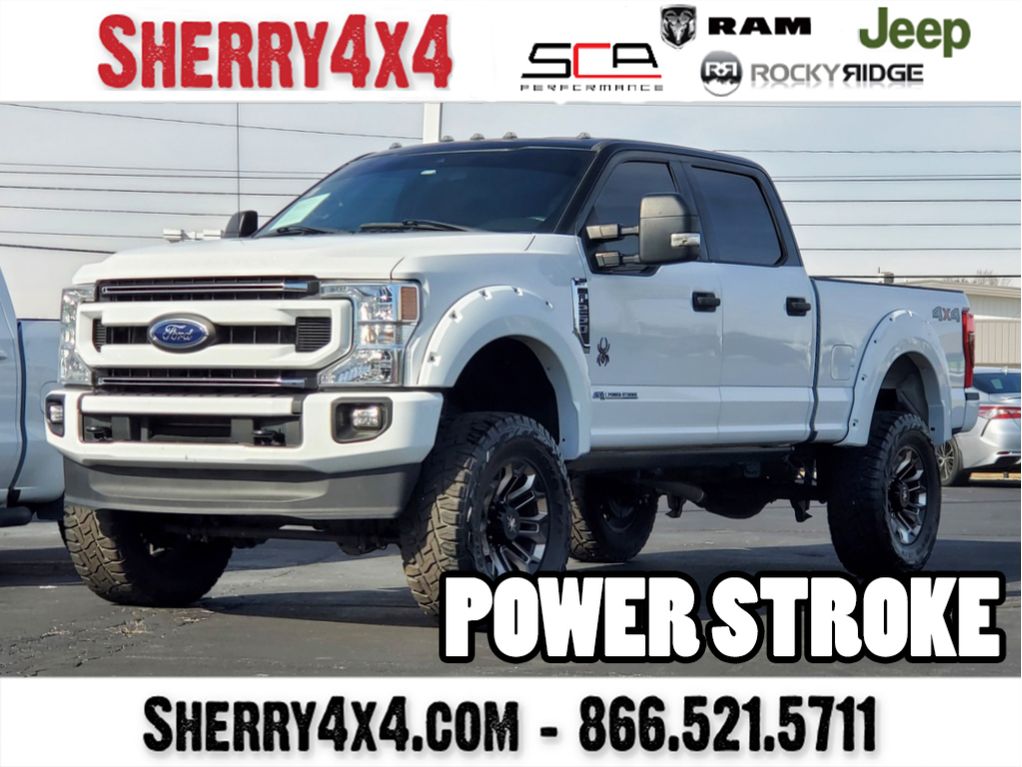 Lifted 2021 Ford F-250 - SCA Performance Black Widow | 31164AT - Sherry 4x4